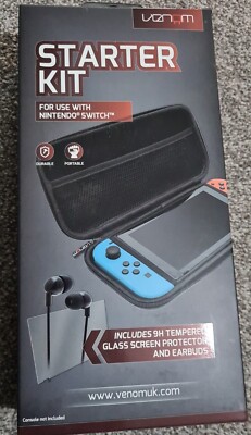 Venom Nintendo Switch Screen Shield and Controller Case Starter Kit ...