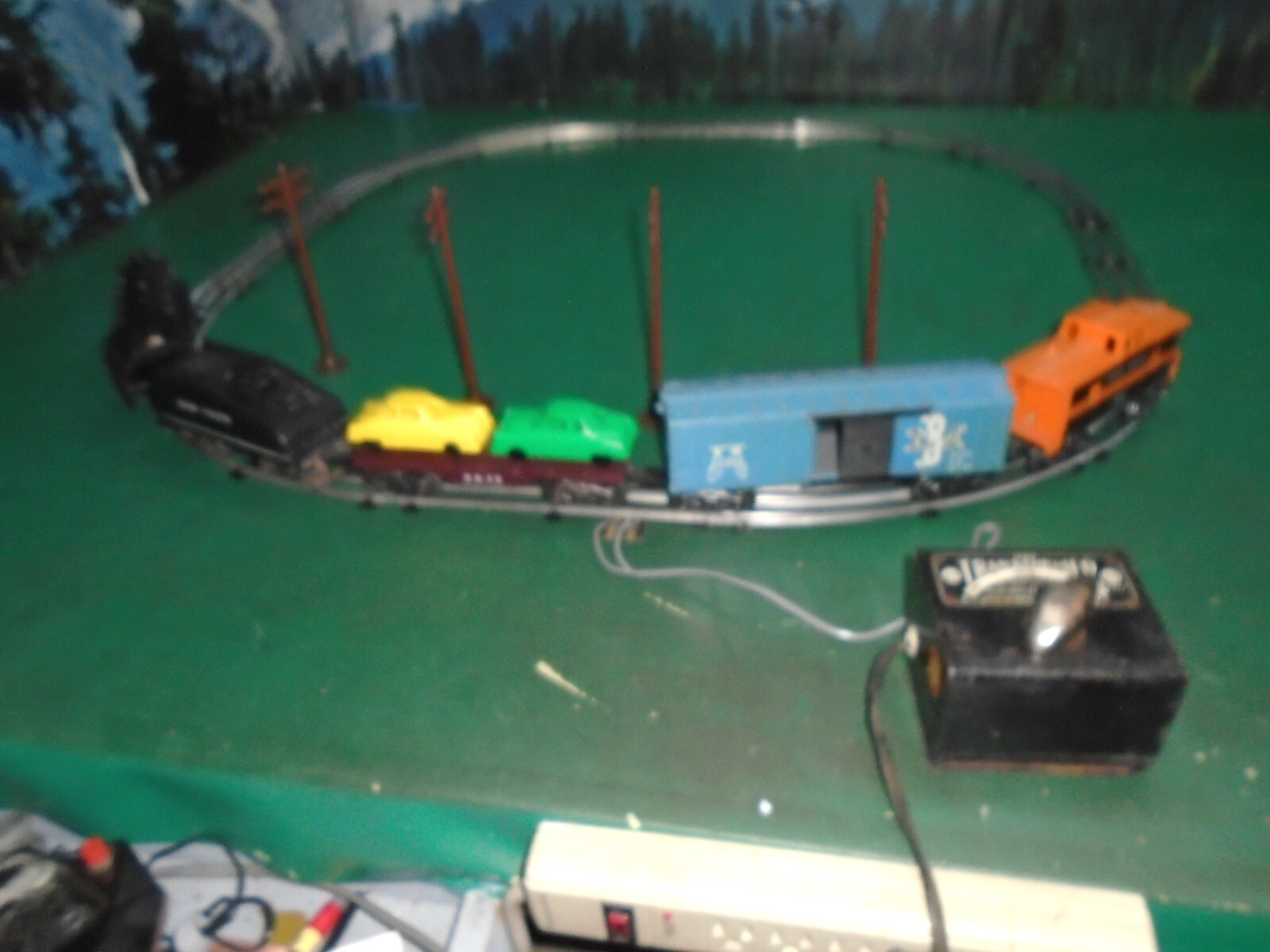 Marx #999 Die-Cast Locomotive and Complete O / O27 5 unit Freight Train ...