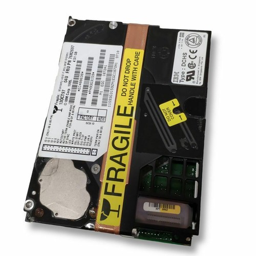 IBM 76H2697 4.51GB 7200RPM SCSI 68pin HARD DISK DRIVE 06H7363 DCHS04U ...