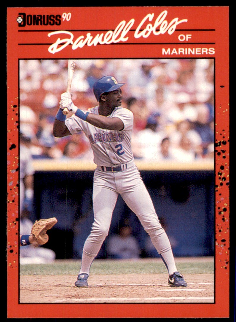1990 DONRUSS DARNELL COLES SEATTLE MARINERS #212 | eBay