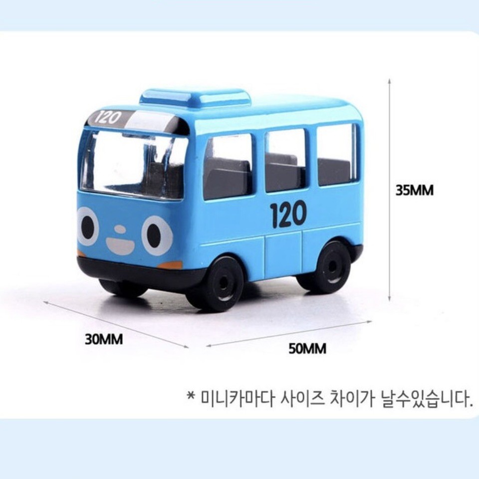Tayo The Little Bus 10-Piece Kami Car Figure Set - Collectible ...