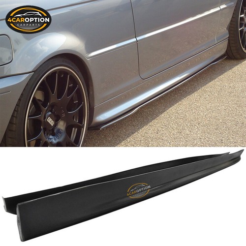 SALE! Fits 99-06 BMW E46 2Dr 2PCS Side Skirts Rocker Pannel Lip M Style ...