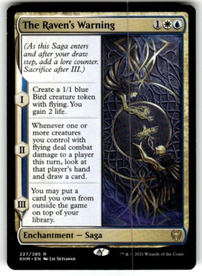 Magic the Gathering MTG The Raven's Warning (227) Kaldheim NM | eBay
