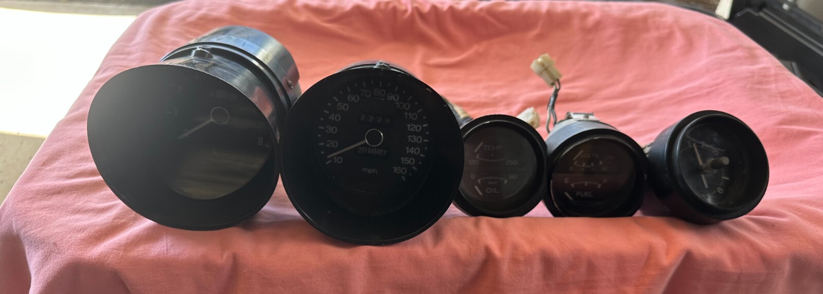 Datsun 260Z 280Z Speedometer/Tachometer/oil/temp/fuel/volt/clock Gauges ...