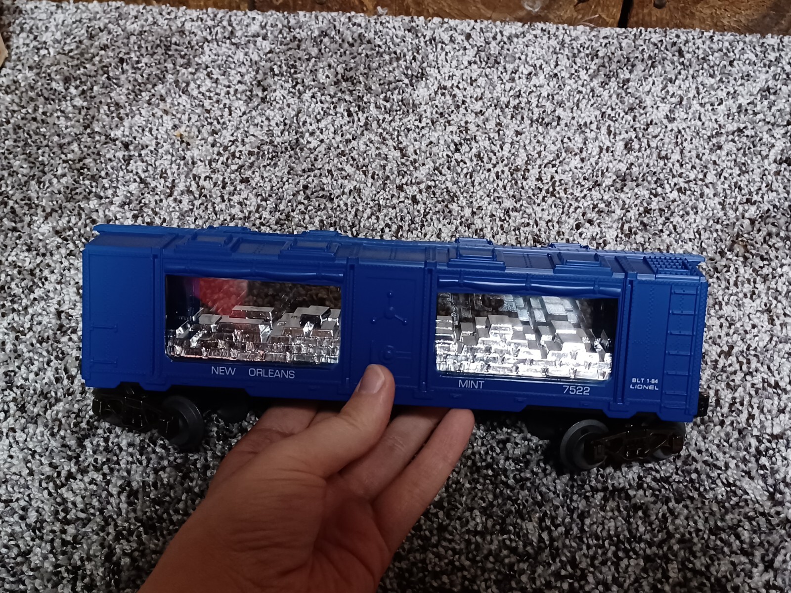LIONEL NEW ORLEANS MINT CAR 6-7522! GOLD BULLION O GAUGE TRAIN ...