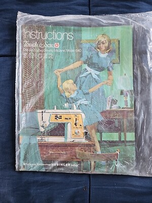 ORIGINAL IN BAG Singer 640 Golden Touch Sew Instruction Manual | eBay