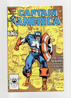 Captain America #319 Comic Book 1986 Paul Neary Marvel Comics | eBay