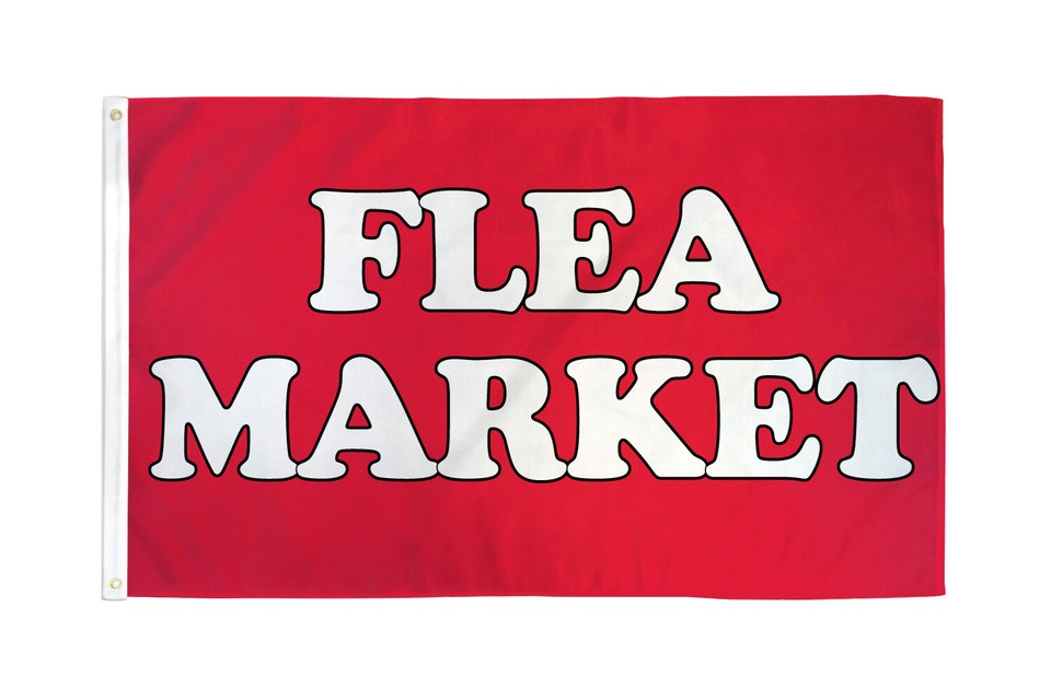 Flea Market 3x5ft Flag Swap Meet Flag Business Flag | eBay