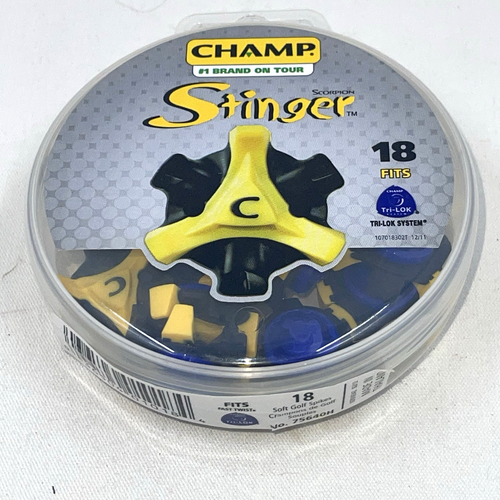 18 Champ Stinger Golf Spikes Q-Lock System New in package Q-lok 75640H ...