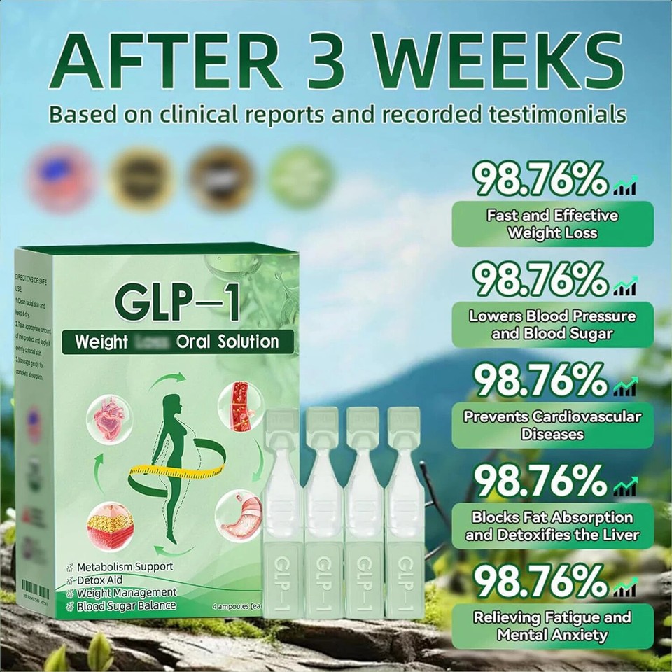 1~10X GLP-1 Oral Solution, GLP-1 Moringa Drops, Natural GLP-1 ...