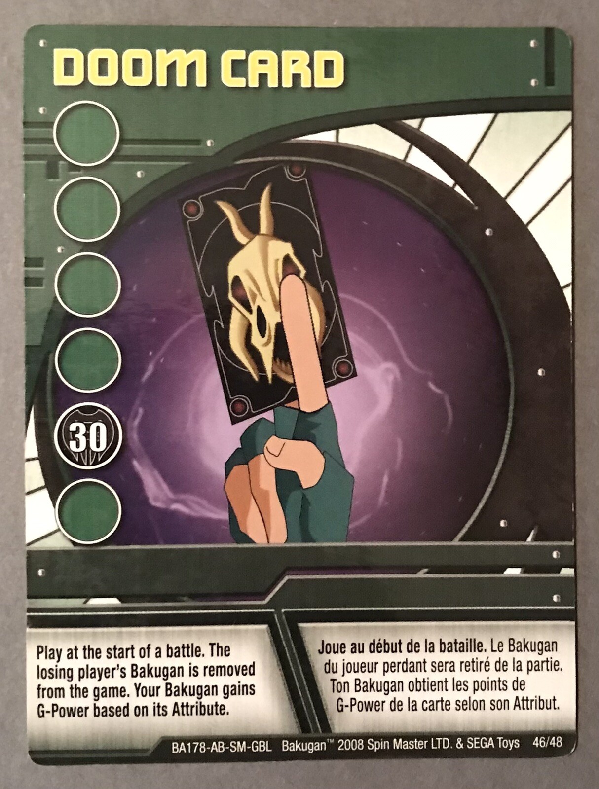 Bakugan Doom Card for sale| 147 ads for used Bakugan Doom Cards