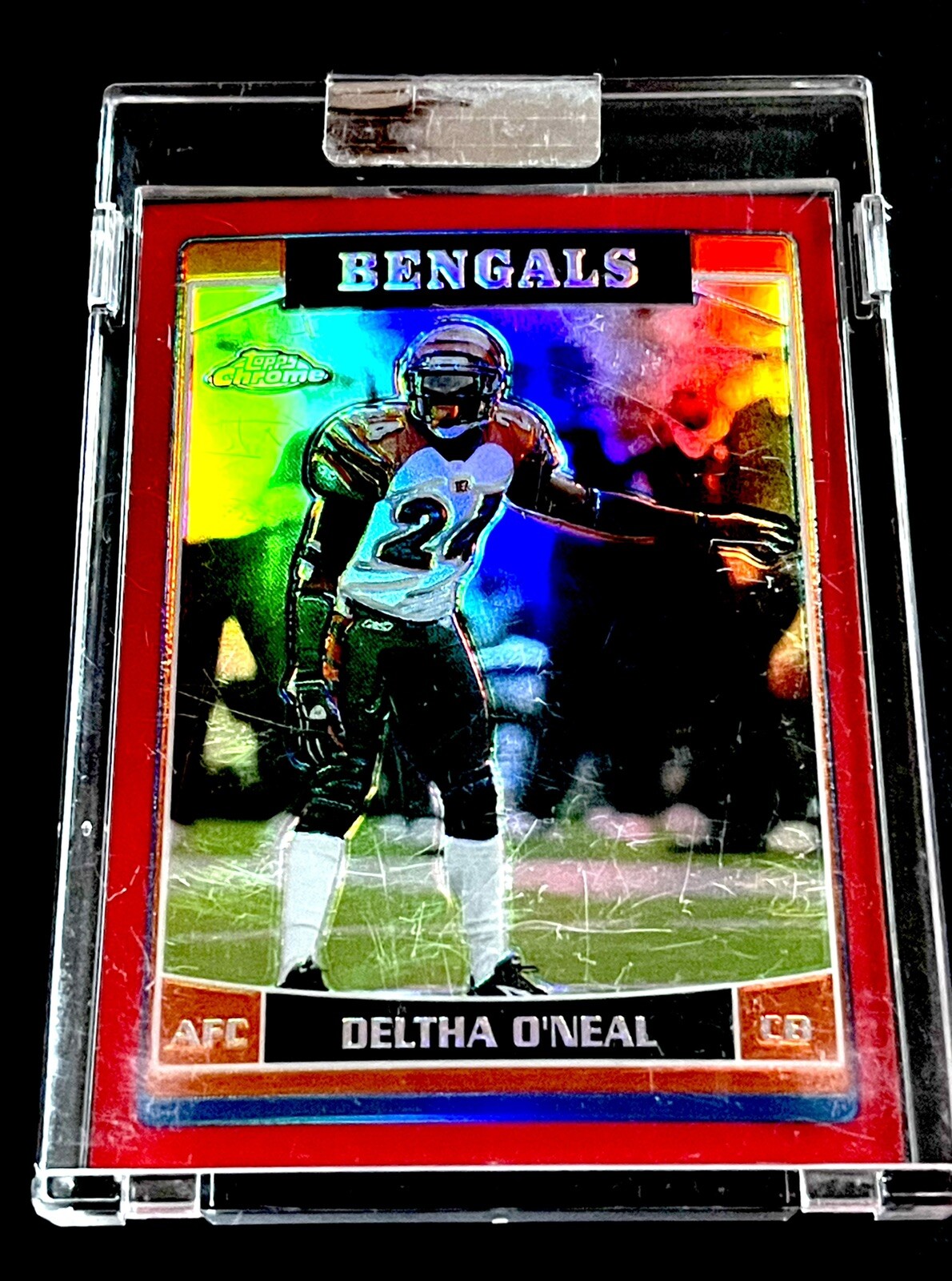 2006 Topps Chrome Uncirculated DELTHA O'NEAL Red Refractor #'d 157/259 ...