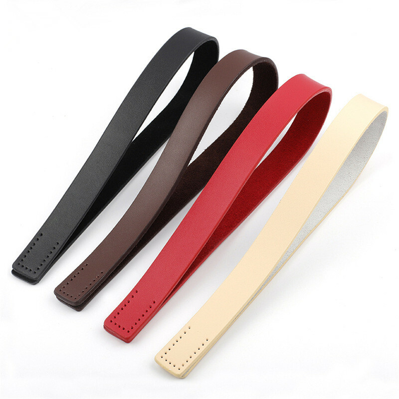 1 Pair Genuine Leather Shoulder Handbag Replacement Handle Short Bag ...