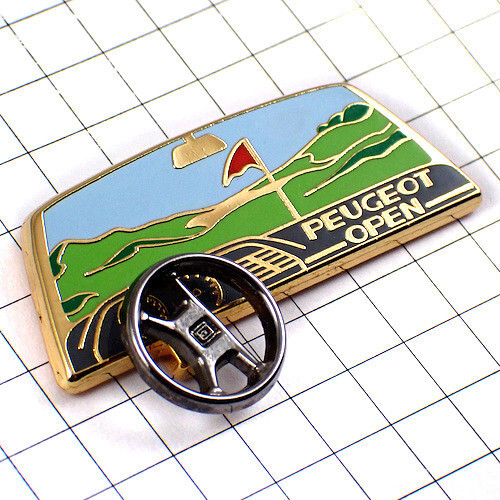 Pin Badge Peugeot Car Handle And Windshield Green Golf Tournament ...