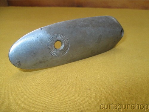 Vintage Muzzleloading Shotgun Engraved Butt Plate | eBay