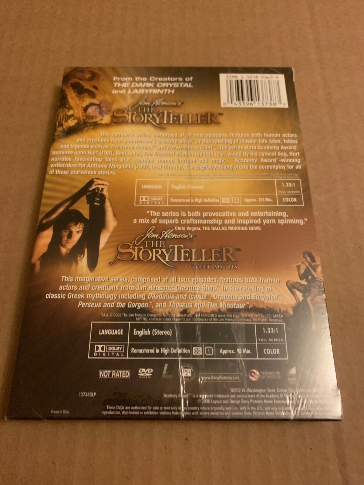 Jim Hensons The Storyteller Definitive Collection Disc Set Sealed New ...