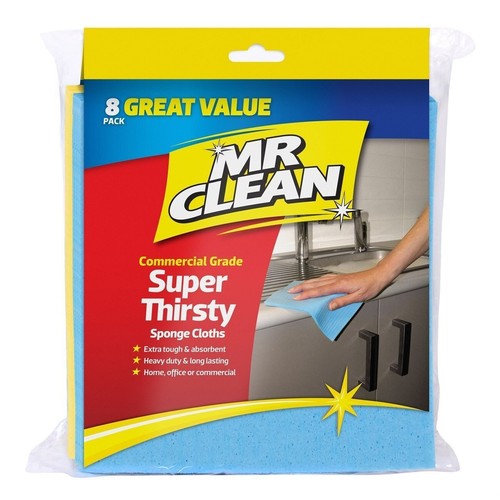 5 X Mr Clean Super Soaks Cleaning Cloth - 8 Pack | eBay
