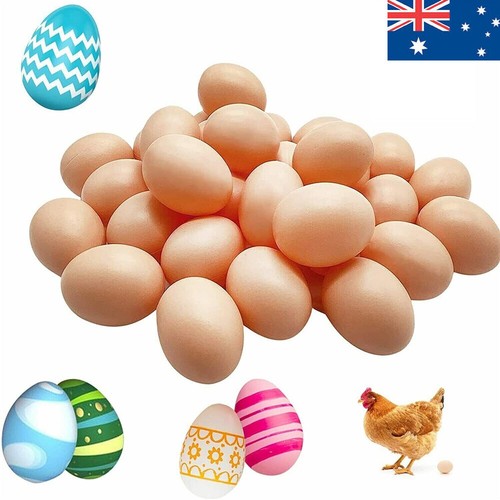 UP60X Plastic Fake Chicken Eggs Poultry Layer Coop Hatching Simulation ...