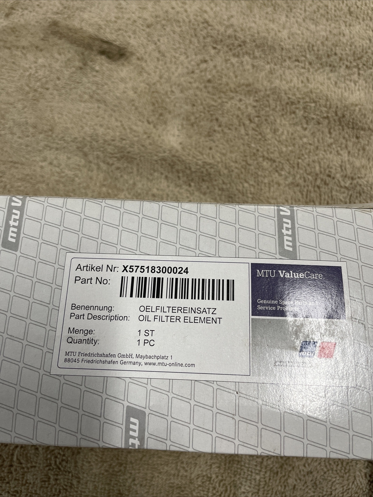 Oil Filter Mann-filter HU 7016 X MTU X57518300024 for sale online | eBay