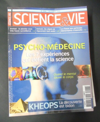 Science et vie Numéro N° 1046 Psycho Médecine Exoplanète T rex Envisat ...