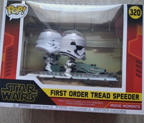 Funko Pop Movie Moment First Order Tread Speeder Star Wars 320 | eBay