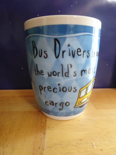 H & H History & Heraldry Brilliant Bus Driver Fine Porcelain Mug VGUC ...