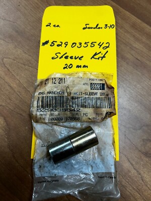 NOS OEM Bombardier Seadoo Sleeve kit 20mm 529035542 | eBay