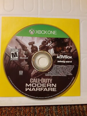 DISC ONLY Call of Duty Modern Warfare Xbox One 1 TESTED WORKING ...