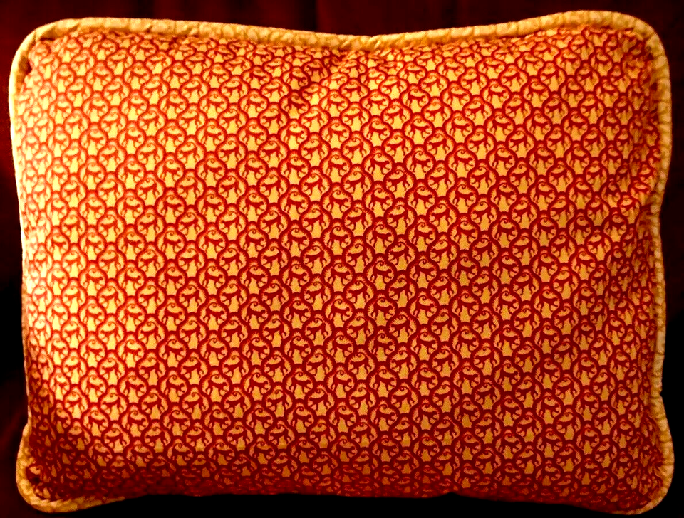 Delightful Custom Designer Pat Freund Brick/gold Monkeys Pttn ...