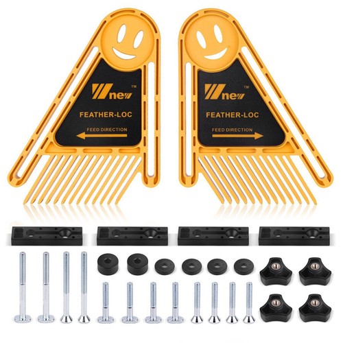 Feather Board Miter and T-Slot Fixture Set Table Saw Router Table ...
