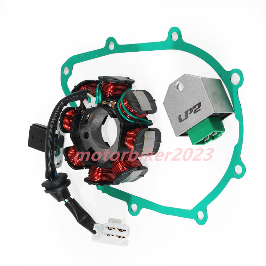 For Honda Stator+Voltage Rectifier+Gasket Road Sport RS125 ZN125 XRM125 ...