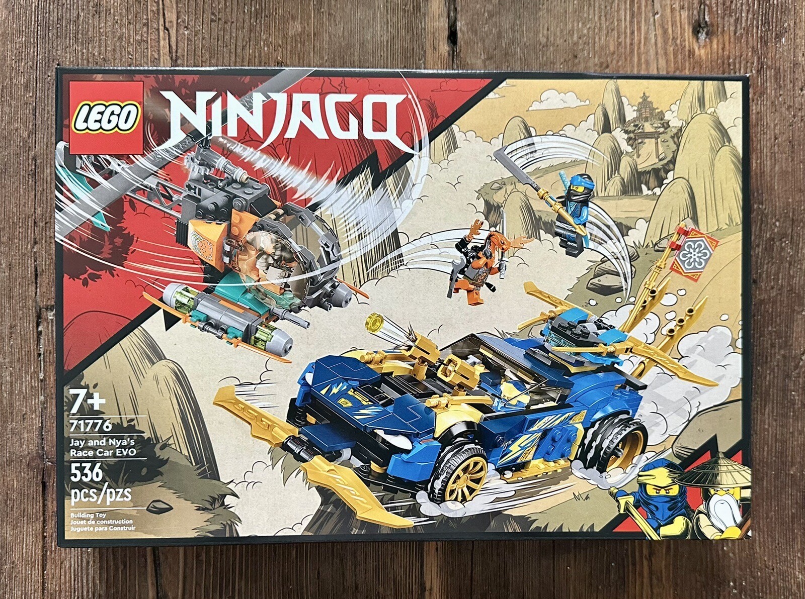 LEGO NINJAGO: Jay and Nya's Race Car EVO 71776 | 536 pcs | New/Sealed ...
