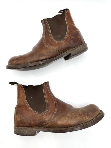 Red Wing Shoes Size 10D 4526 Chelsea Rancher Boot Briar Oil Slick. Made ...