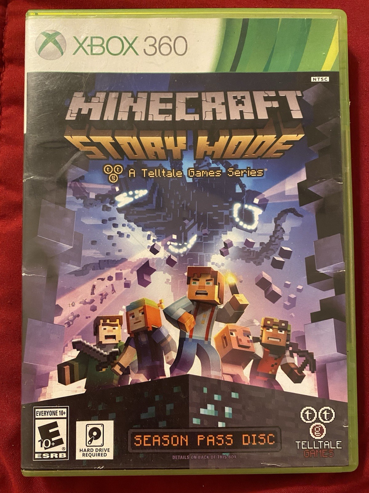 Minecraft Story Mode Microsoft Xbox 360 Game (VG Disc) Season Pass Disc Telltale 894515001658| eBay