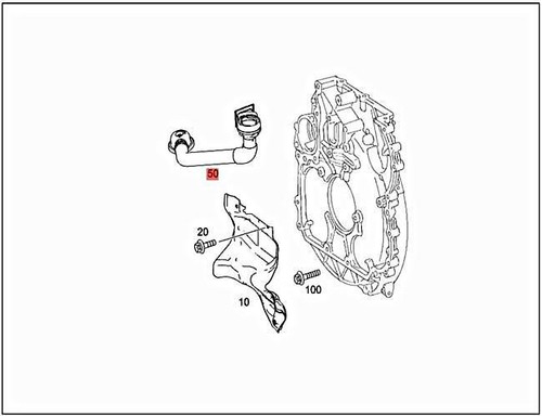 Genuine MERCEDES 906 5-t Box 906 Bus Oil filler neck 6510100169 | eBay