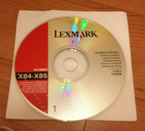 Lexmark Printer X84-X85 Installation Software CD Rom Reduced Price | eBay