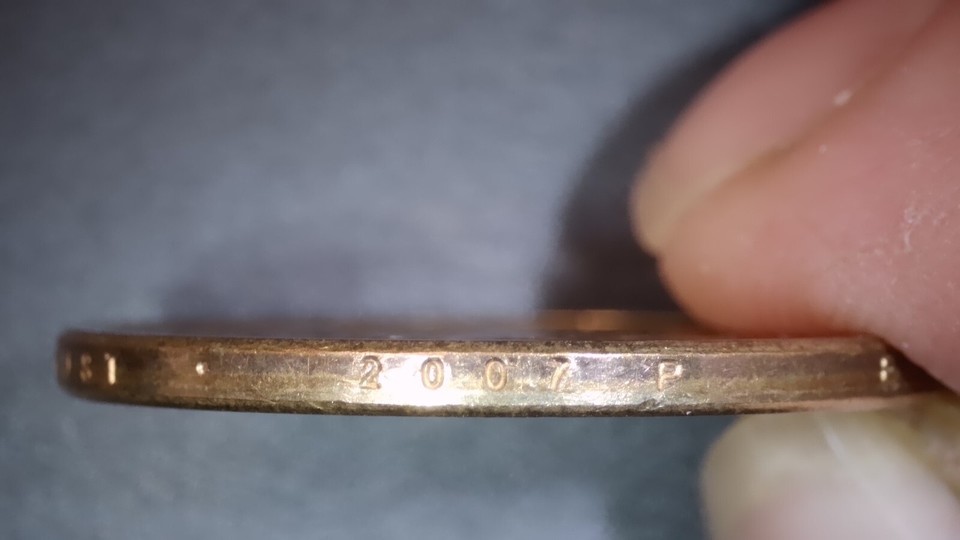 GEORGE WASHINGTON 2007 P $1 Coin , Edge Lettering RARE | eBay