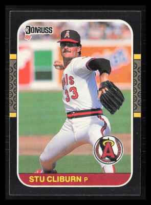 Stu Cliburn 1987 Donruss #530 California Angels | eBay