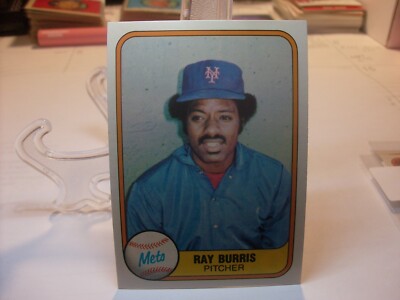 1981 Fleer Baseball #328 - Ray Burris - New York Mets (99089) | eBay