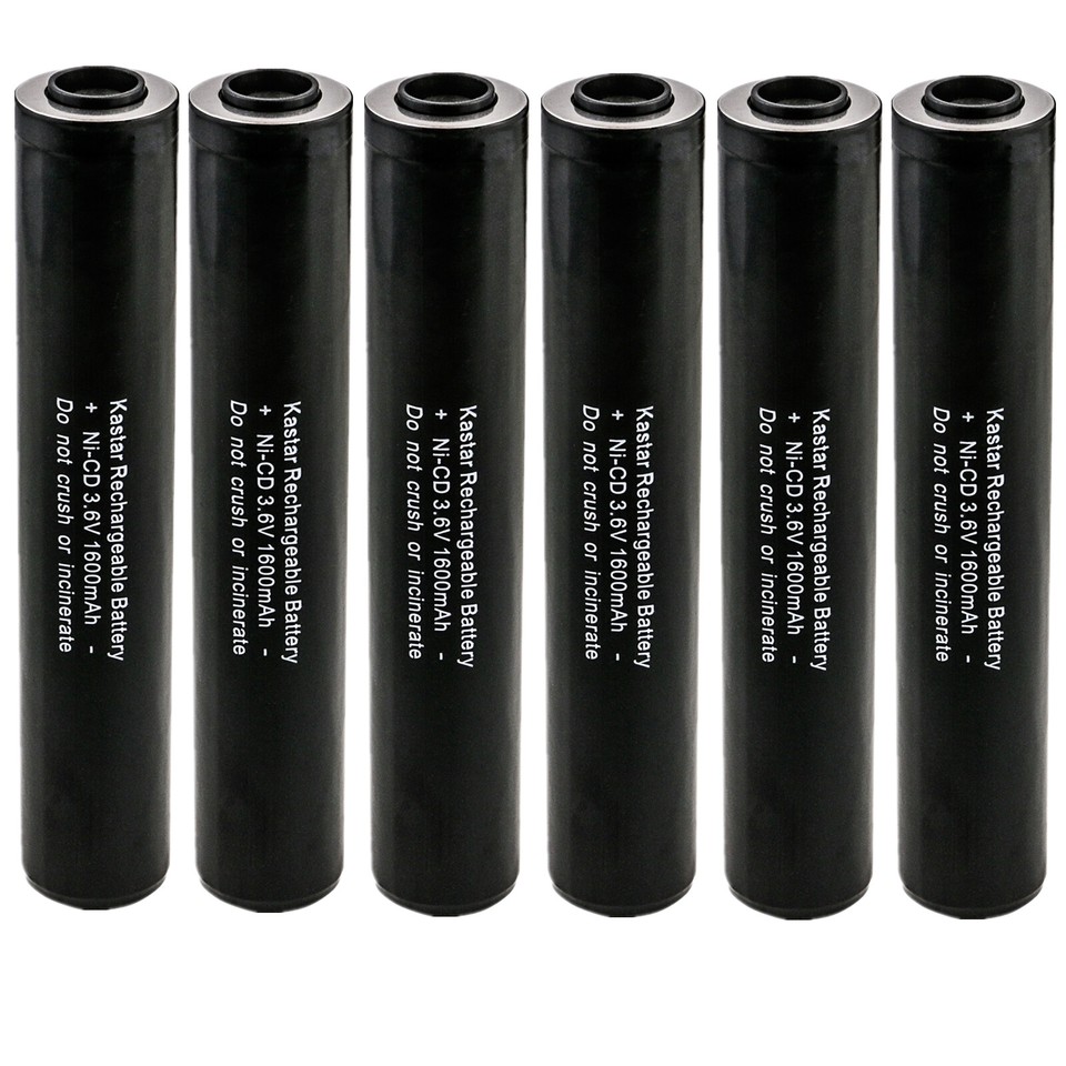 Kastar 3.6V 1600mAh Ni-CD Battery for Streamlight 75175 75375 Stinger ...