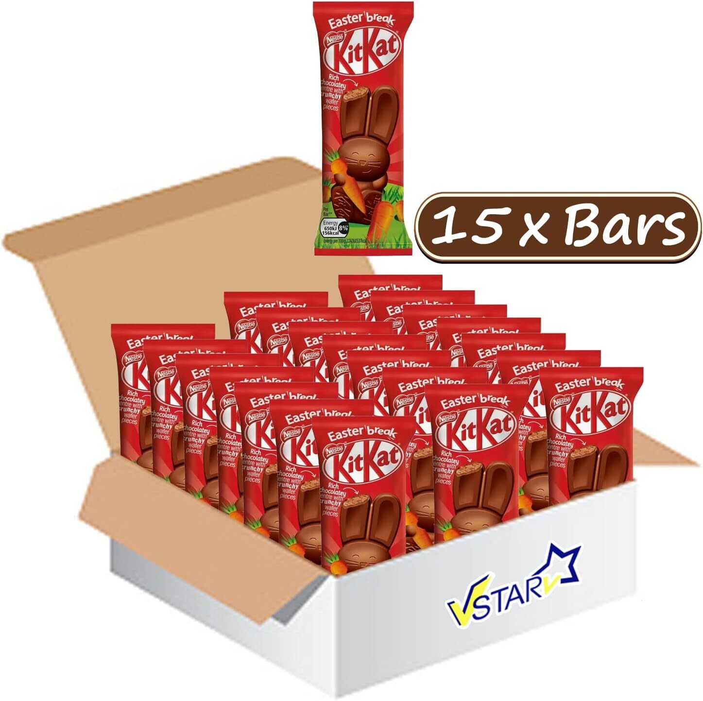 Half Box Of Chocolate Bars Collection - Cadbury, Aero, Kit Kat, Mars ...