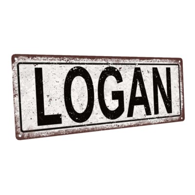 Logan Metal Sign; Wall Decor for Kids Room or Nursery | eBay