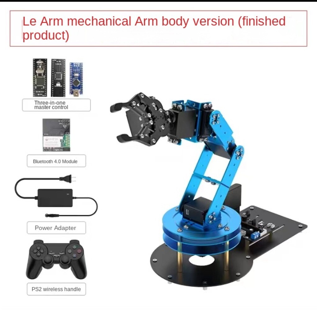Robot Metal Alloy Mechanical Arm Claw Kit for Robotics Kit Educational ...