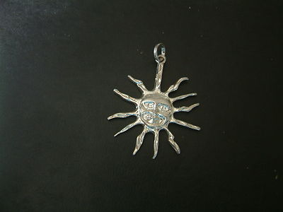 Pendant Shaped Sun Silver 925 Sterling Silver | eBay