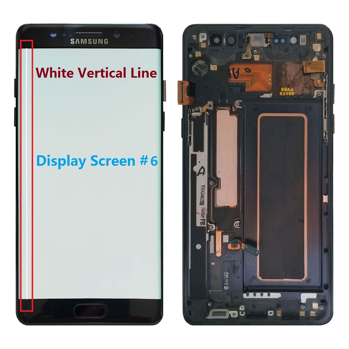 Samsung SM-N935 N930 Galaxy Note FE / Note 7 OLED Display Screen ...