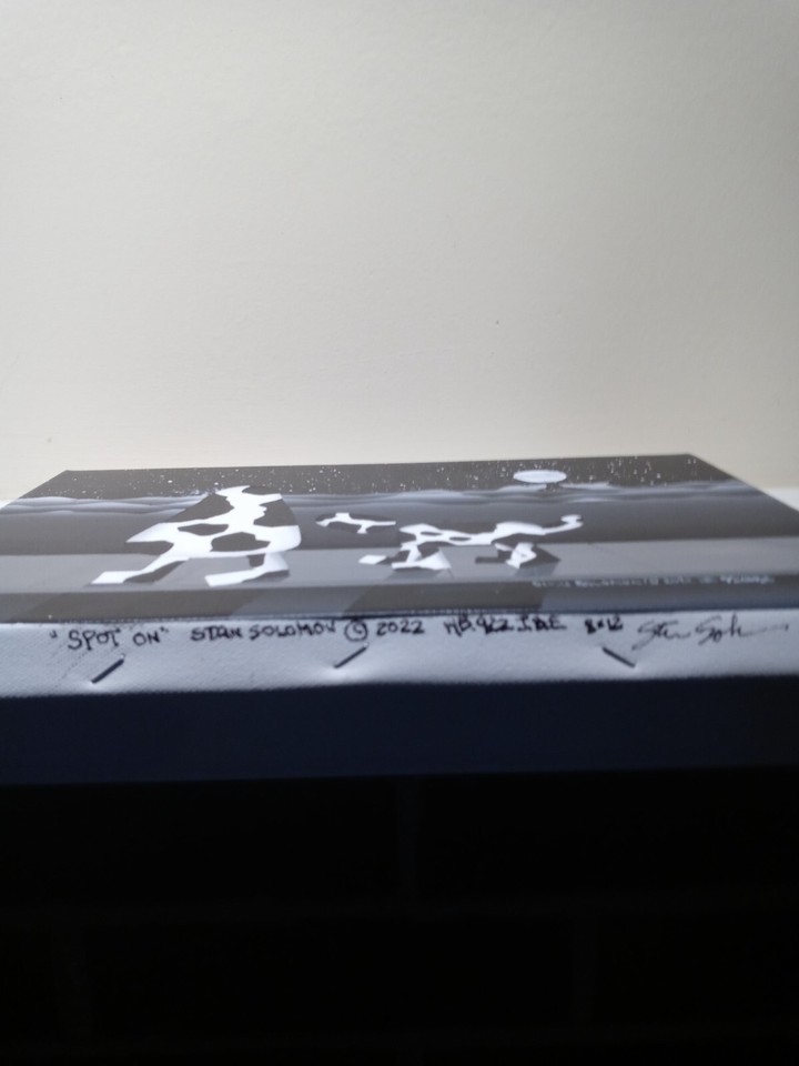 Stan Solomon Original Art "Spot On" Canvas Painting | eBay