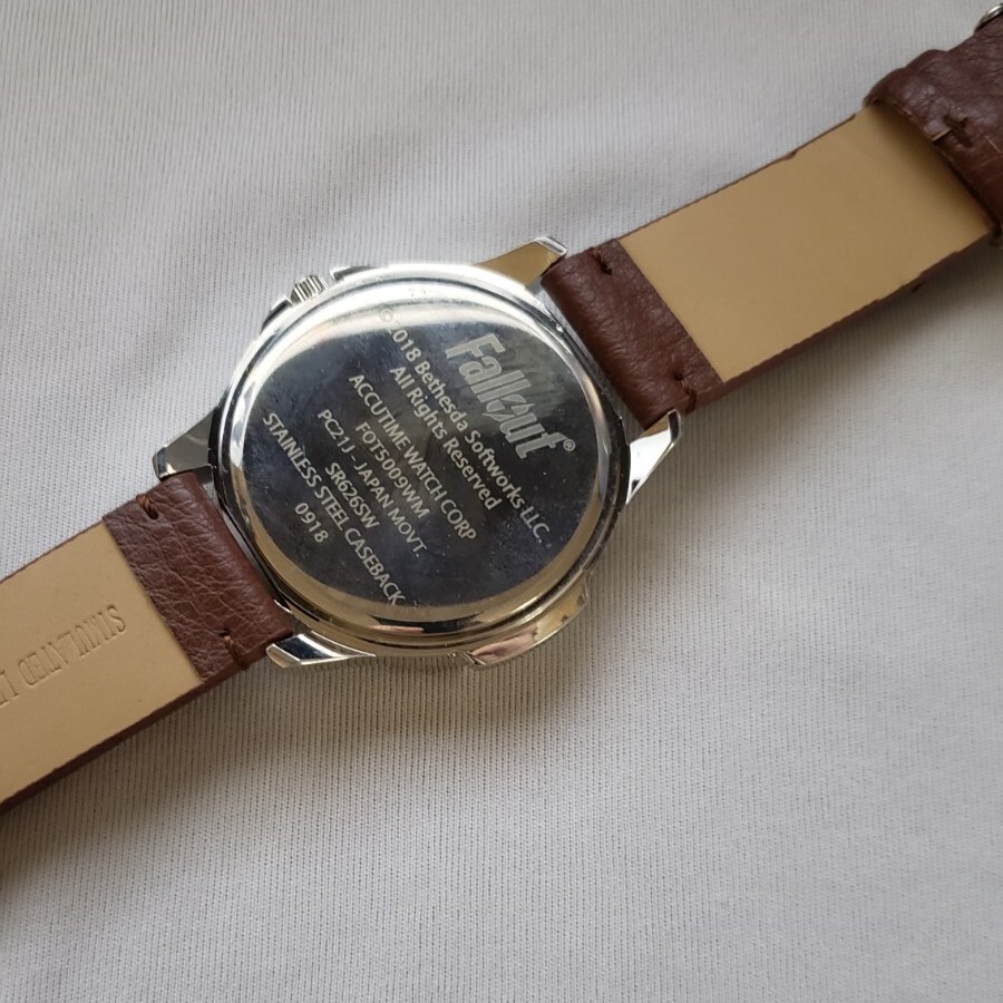 Fallout Wrist Watch Vault Boy 2018 Accutime Watch Corp Bethesda RARE | eBay