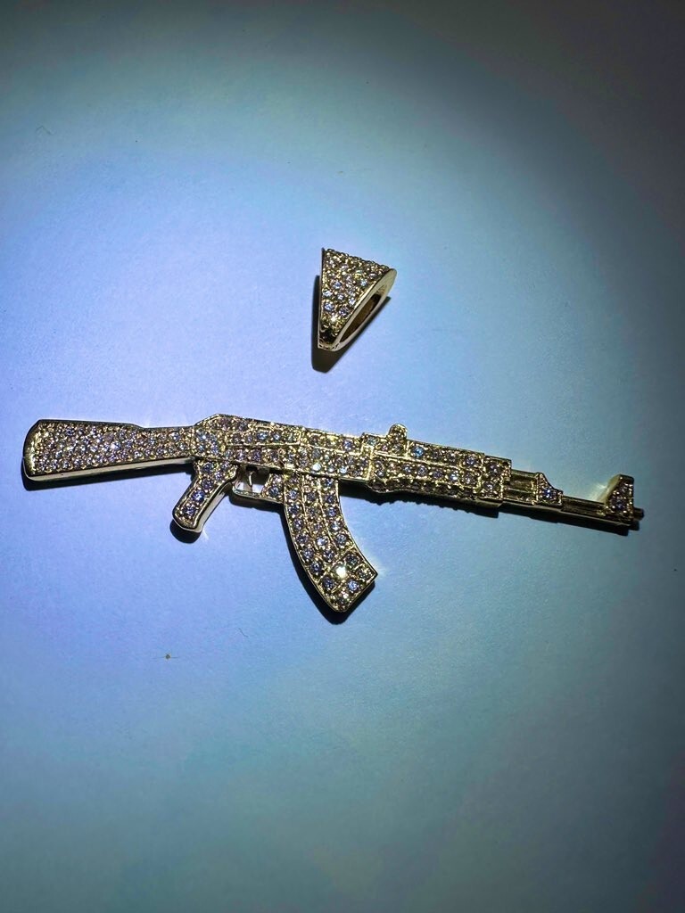 Diamante Banhado Ak 47