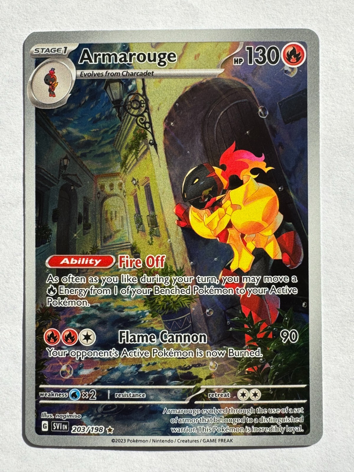 Pokémon TCG Armarouge Scarlet & Violet Base Set 203/198 Holo ...