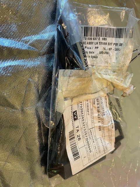 Audi A7 Right Front Door Mirror Triangle Corner Trim Black 4G8837638A ...